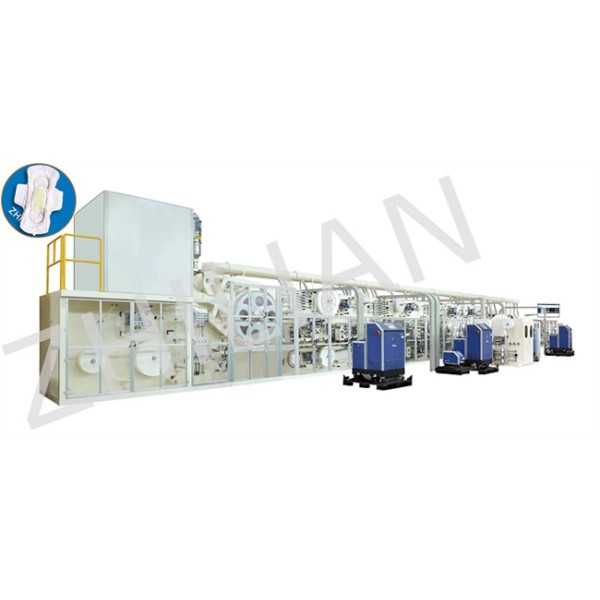 Quality Female Easy Opening Packing Sanitary Napkin Making Machine 500 Pcs / Min for sale
