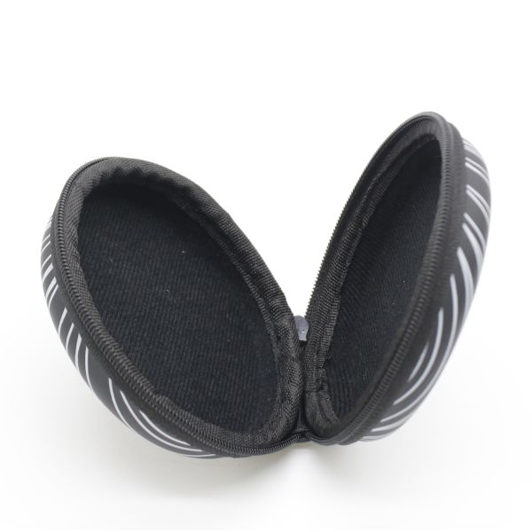 Quality 75 Degree EVA Headphone Carrying Case Round With Zipper for sale