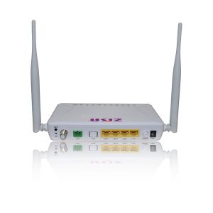 Quality High Rate 1ge Gepon ONU Modem Fiber Optic OP256CW 300Mbps 2.4 GHz for sale