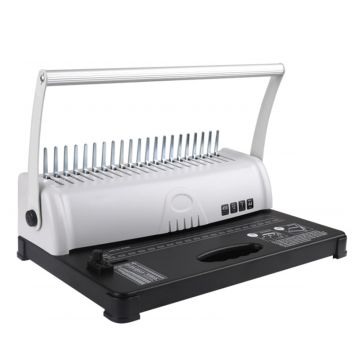 Quality 21 Holes Jotter Binding Comb Binding Machine with 38*27*33cm Size and Performanc for sale