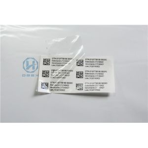 Quality Die Cut Transparent Self Adhesive Stickers Labels For Plastic Carton for sale