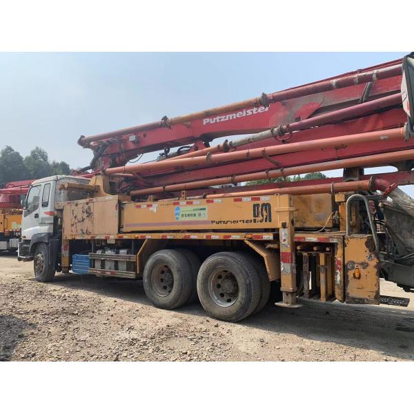 Quality Putzmeister Used Concrete Pumping Isuzu Truck Remanufactured 42m for sale