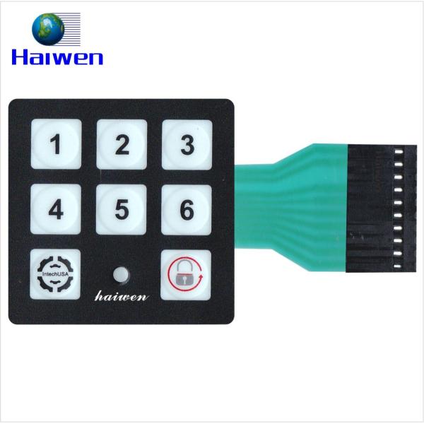 Quality Custom Design FPC Membrane Switch Waterproof With A Red Green Bi Color LEDs for sale