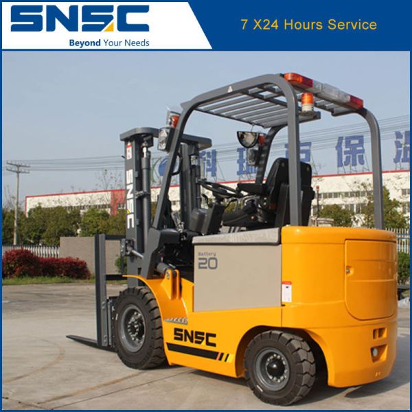 Quality 1T 2T 5T FB20 Full Electric Forklift With AC Motor Red Yellow Green for sale