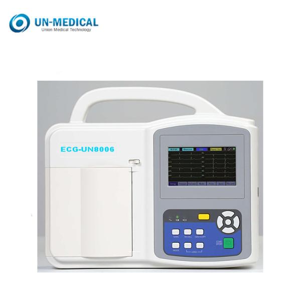 Quality 640×480 Dot Touch Screen Digital ECG Machine For Home UN8003 for sale