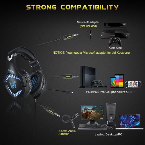 Quality Onikuma K1 PRO 100mA 2.2m wired stereo headset for sale