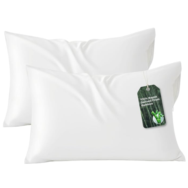 Quality Bamboo Cooling Pillowcase Rayon Derived from Bamboo Pillowcases, Breathable & Silky Soft Cool Bedding Pillow Covers with Envelope Closure for sale