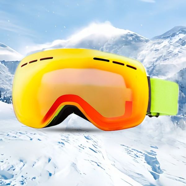 Quality 2025 New Model Ski Goggles - New Adult Spherical Double-Layer Anti-Fog Ski Goggles - Customized Outdoor Mountaineering and Cycling Protective Goggles for Skiing for sale