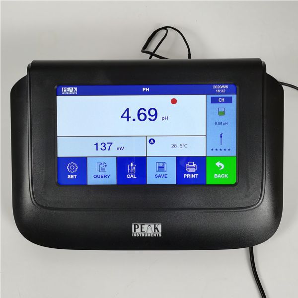 Quality Lab High Precision Benchtop Capacitive Touch Screen pH Meter with 2 Point for sale