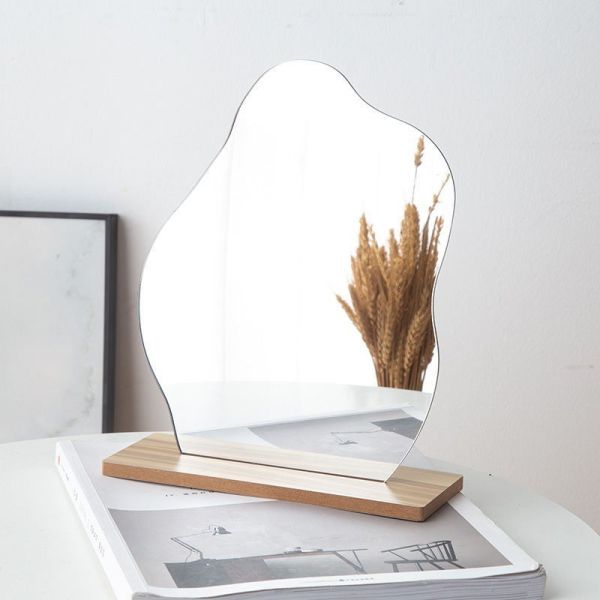 Quality Contemporary Double Sided Acrylic Mirror Tabletop for Home Decor for sale