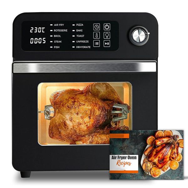 Quality 15L Electric Air Fryer Dehydrator Roast Bake Grill Pizza Oven for sale