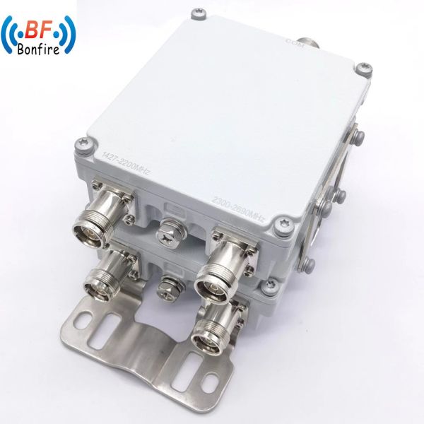 Quality Dual-Band Low Pim Combiner 698-960MHz 1710-2700MHz 4.3-10-F DIN-F for 4G LTE Network for sale