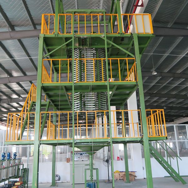 Quality PE EPE Pearl Cotton Automatic Vertical Cylindrical Foaming Machine 3000kg/h for sale
