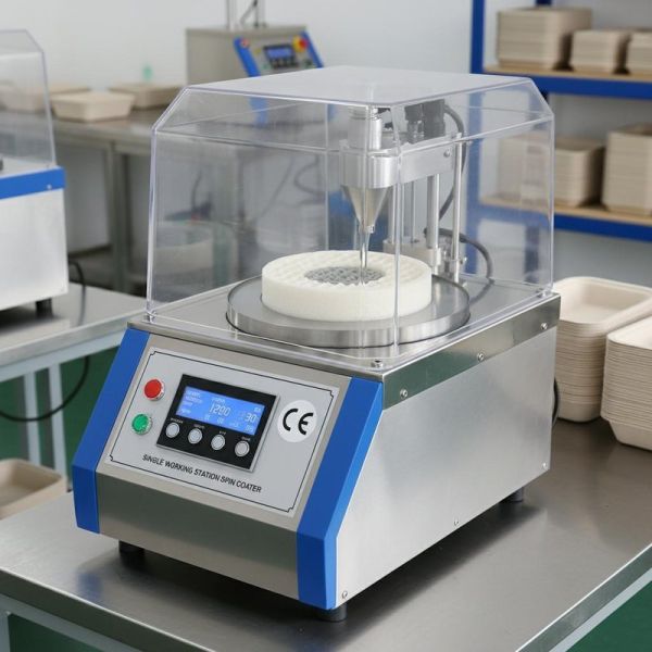 Quality Single Working Station Spin Coater Paper Pulp Molding For Food Packaging CE for sale