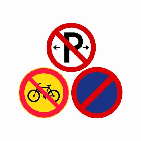 Quality Square Road Safety Pedestrian Crossing Symbol Reflective Traffic Signs for sale