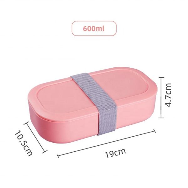 Quality Go Outside 1-Layer Custom Logo Band Bento Box for Soup Fridge Microwave Safe BPA for sale