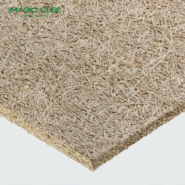 Quality Office Building Wood Wool Board Sound Absorption 35mm Thickness For Ceiling for sale