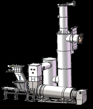 Quality Belgium BIC Rotary Kiln Hazardous Waste Treatment System for sale