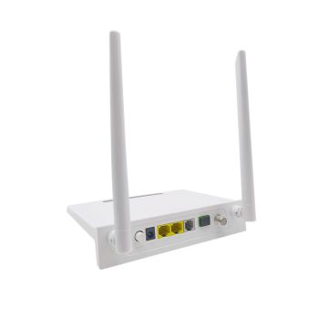 Quality 1GE 1FE 1VoIP XPON ONU WIFI CATV WDM AGC GPON ONT With 2 Antennas for sale