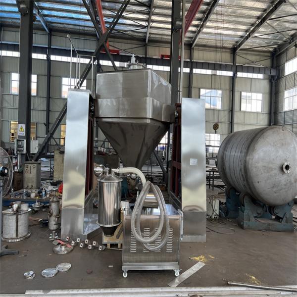 Quality Automatic Lifting Bin Blender Pharmaceutical Powder Mixing IBC Industrial Tank for sale