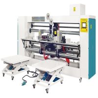 Quality Semi Automatic Double Head Stitching Machine 7180mm 11kw For Corrugated Carton for sale