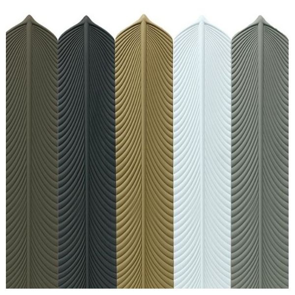 Quality Polyurethane PU Wall Panel Creative Shape Sheets Light Ceramic Stone Feather for sale