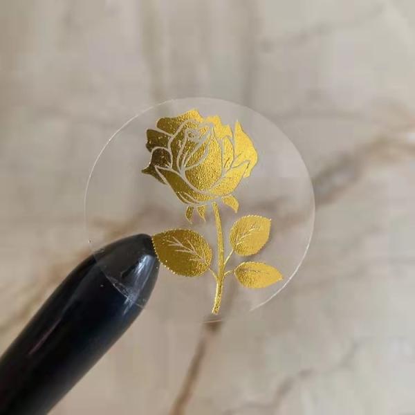 Quality transparent Custom Die Cut Labels Vinyl Material Waterproof for sale