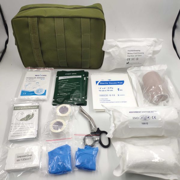 Quality First aid Emergency Trauma Tactical Buddy first aid kit BFAK supplies Communal first aid bag big size molle pouch for sale