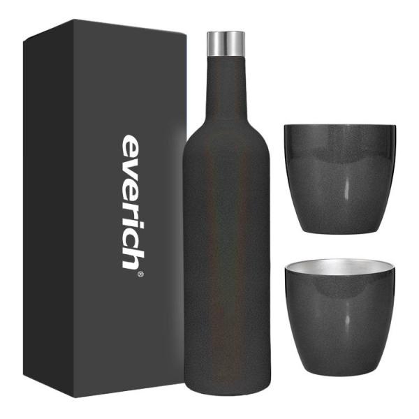 Quality 500ml Boxed Wine Glass Sets Stainless Steel Insulated Sublimation for sale