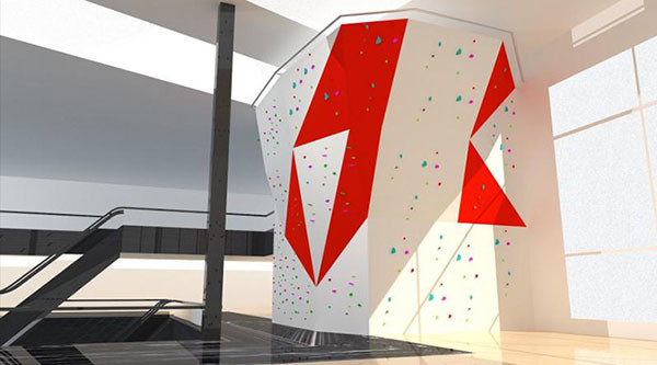 Quality Adjustable Plastic Playground Rock Wall 12m Height Eco Friendly for sale