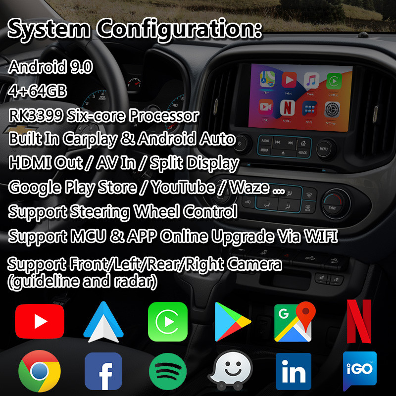 Quality Lsailt Android Carplay Video Interface for Chevrolet Colorado Mylink System for sale