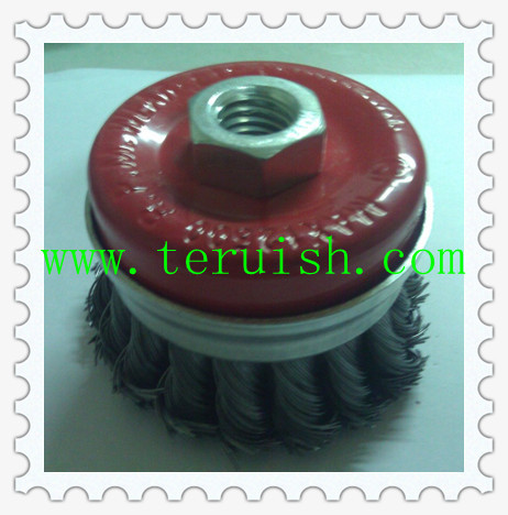 Quality Twist Knotted Screw & Cup Wire Wheel Brushes TRT10 for sale