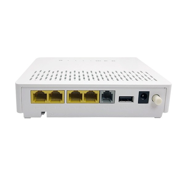 Quality FTTH ZC-500N XG PON ONU Optical Fiber 4GE 1VOIP 2USB GPON ONT for sale