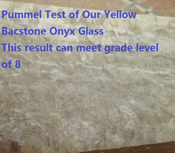 Quality Quartzite Stone Laminated Glass High Impact Resistance for sale