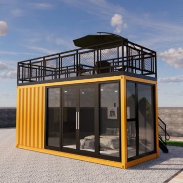 Quality Expandable Prefabricated Container House With Sandwich Panel for sale