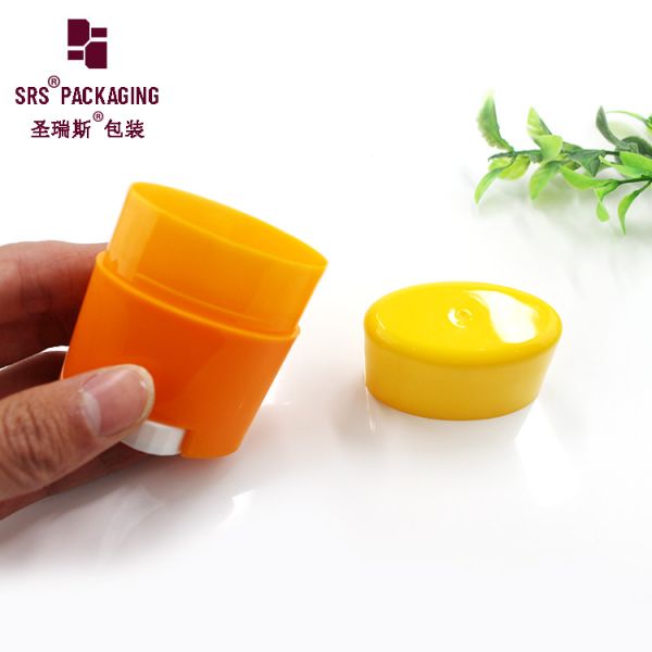 Quality 15ML 40ML 50ML 75ML PP plastic oval shape deodorant gel container for sale