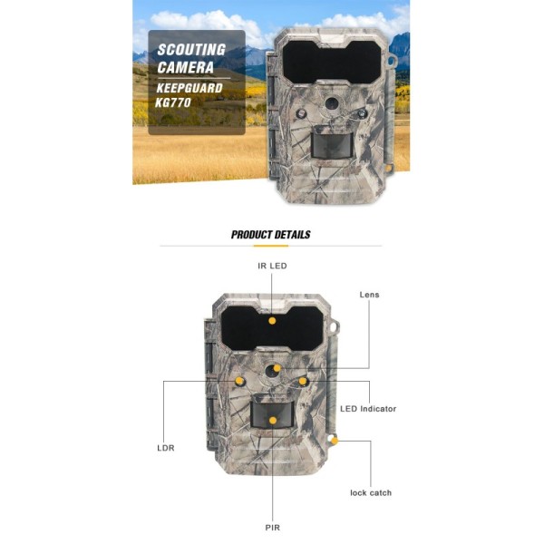 Quality Motion Activated Wildlife Camera for sale
