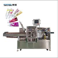 Quality Compatible Horizontal Cartoner Machine For Different Size Of Toothpaste Tubes for sale