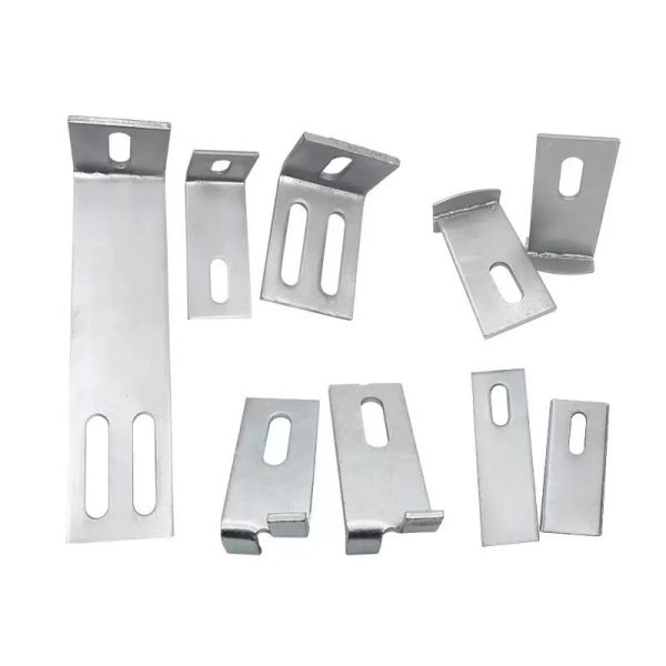 Quality 90 Degree Anchor Building Materials Curtain Wall Hardware Powder Coated for sale