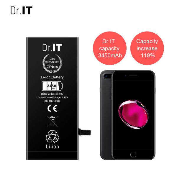 Quality Li Ion 2900mAh Iphone 7 Plus Battery Replacement Original Capacity for sale