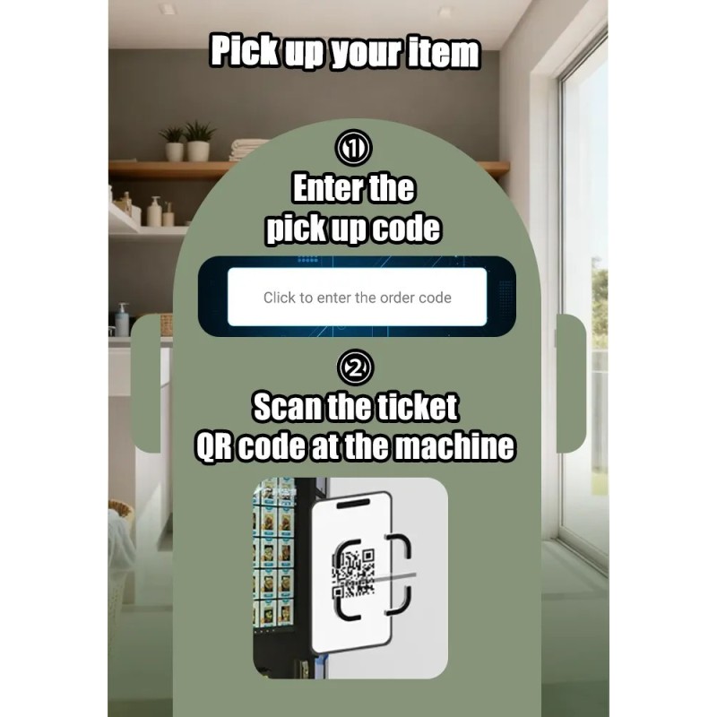 Laundromat vending machine payment system interface