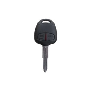 Quality Black Mitsubishi Remote Key 2 Buttons 433 Mhz ID 46 Chip Included Blade for sale