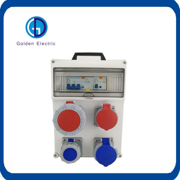 Quality Portable Combination Distribution Box Waterproof Plastic Industrial Socket Box for sale