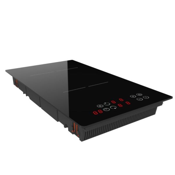 Quality Waterproof Two Burner Induction Stove Top Cooktop 5500W Touch Control for sale