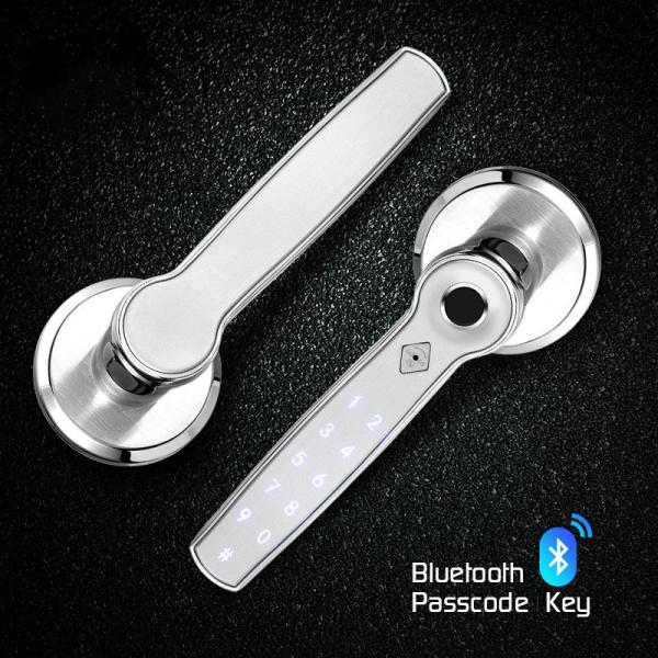 Quality TTlock Fingerprint Bluetooth Smart Lock Keyless Zinc Alloy Handle for sale