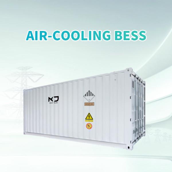 Quality Air-Cooling 20FT 1MWh Battery Energy Storage System 400Vac Containerized BESS for sale