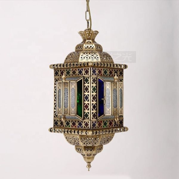 Quality Vintage Copper Chandelier Hardwired E14 Light Source for sale