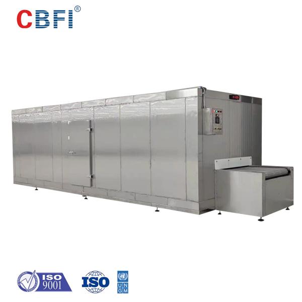 Quality Tunnel Fast Freezing Machine Individual Industrial IQF Shock Blast Freezer for sale