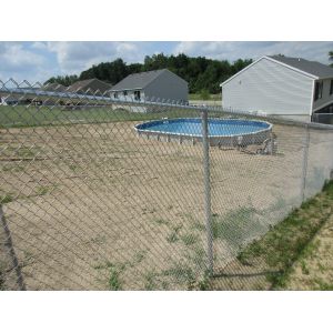 Quality Rustproof 11 Gauge 6 Ft Galvanized Chain Link Fence For Garden for sale