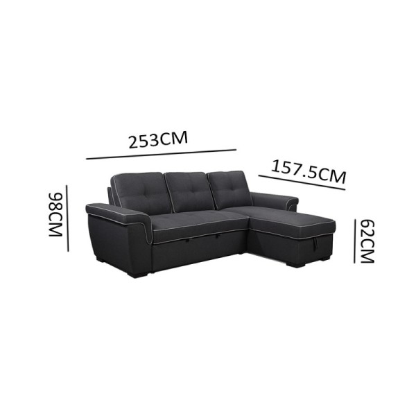 Quality Multifunctional Folding Sofa Bed Sectional Couch Durable For Mall for sale